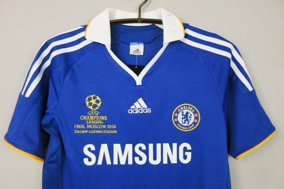 2007 - 2008 Chelsea Home - DROGBA 11 Print - Retro Jersey – Footy Archive